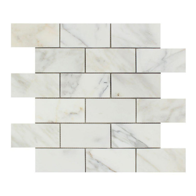 Stone And Tile Shoppe Inc Marble Brick Joint Mosaic Wall And Floor Tile